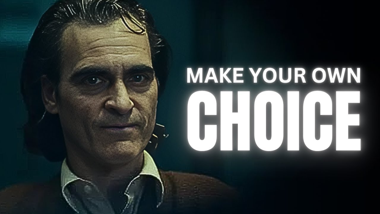 MAKE YOUR OWN CHOICE - Motivational Speech - YouTube