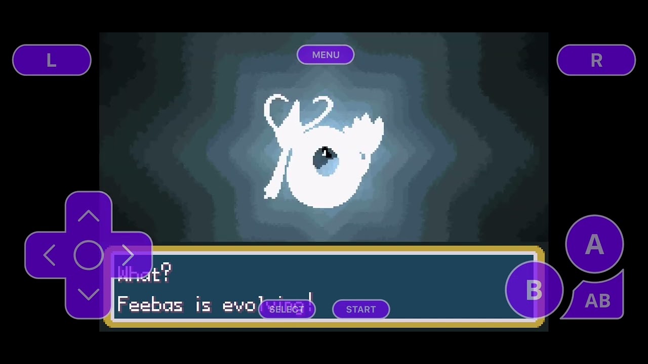Pokemon Fire Red Eternity Feebas Evolve - YouTube