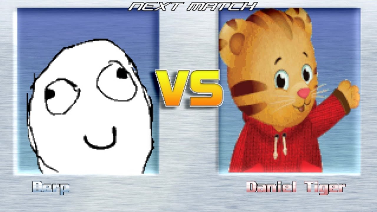 M.U.G.E.N BATTLES | Derp vs Daniel Tiger - YouTube