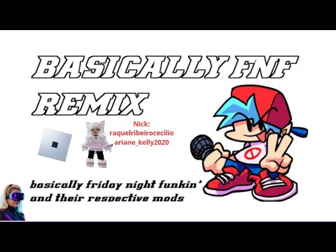 Gameplay Roblox - Basically FNF Remix - YouTube