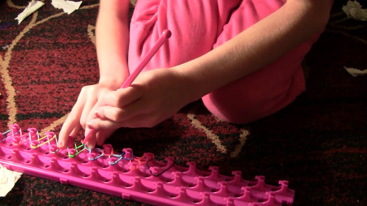 Crazy Loom Regular Bracelet Tutorial - YouTube