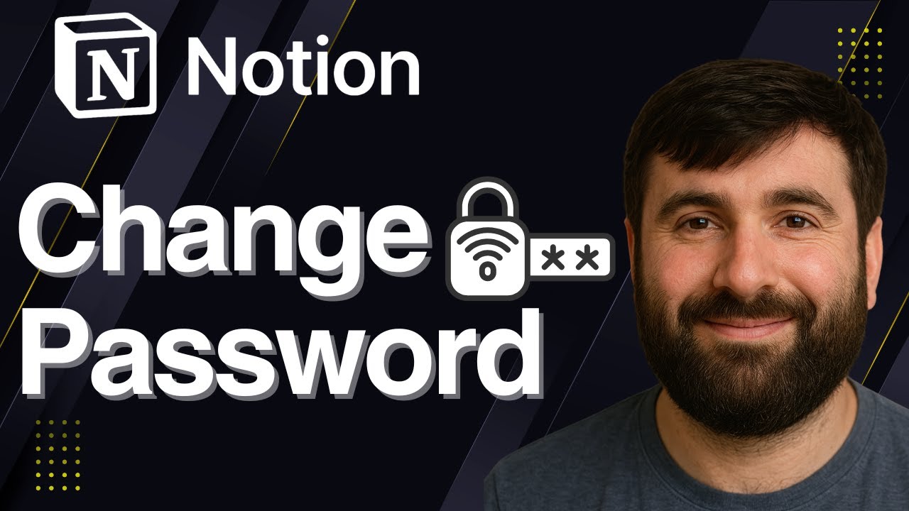 How to Change Password on Notion | Quick Tutorial 2025 - YouTube