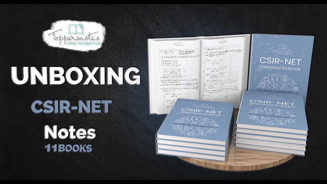 CSIR - NET || Chemical Science || Latest Edition || Handwritten Notes ...