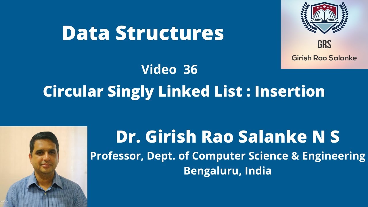 36 Circular Singly Linked List - Insertion - YouTube 36 Circular Singly Linked List - Insertion - YouTube