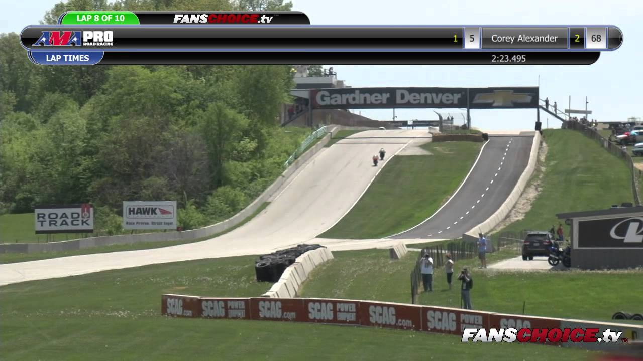 AMA Pro SuperSport Race 1 (HD) - Road America 2014 - AMA Pro Road ...