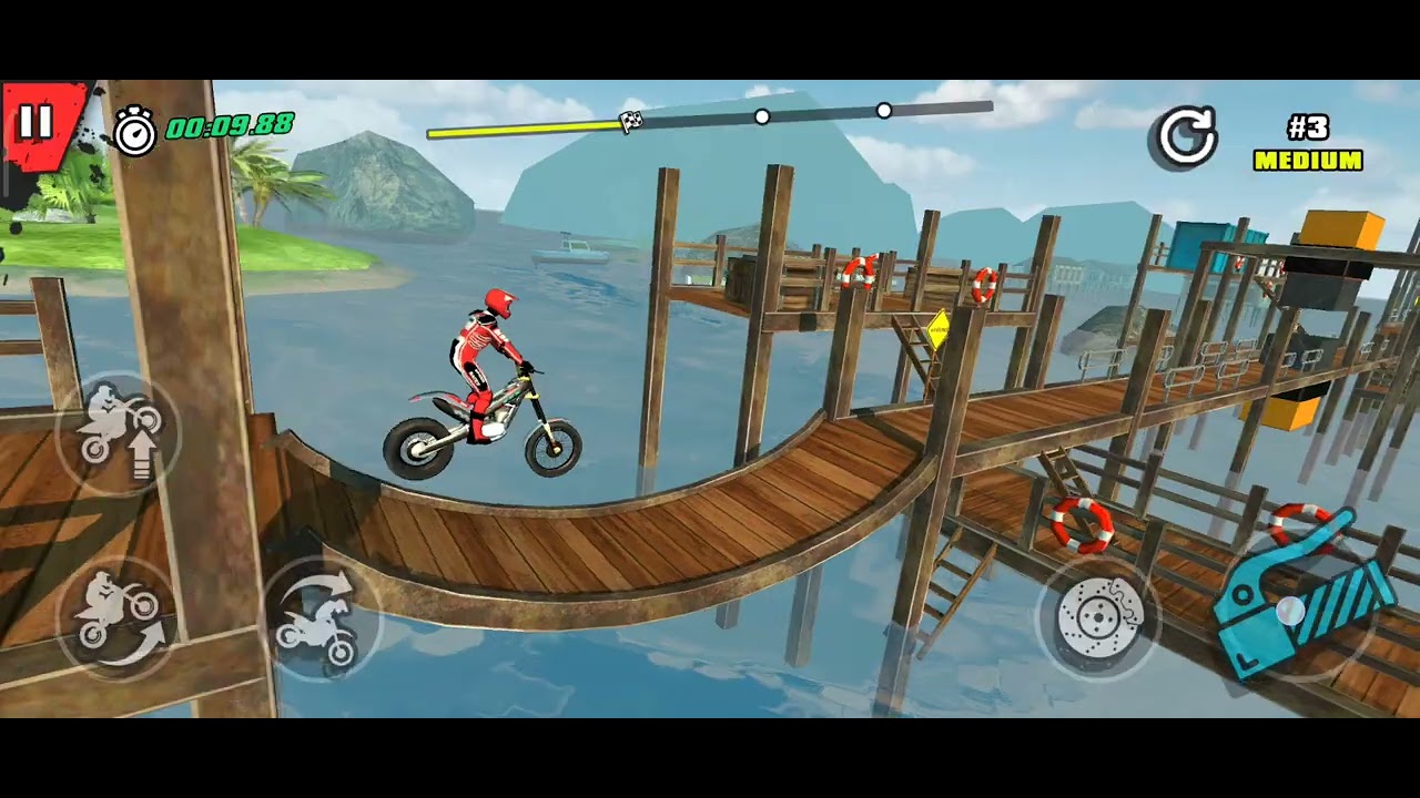 Trial mania motorcycle game 🎯 - YouTube