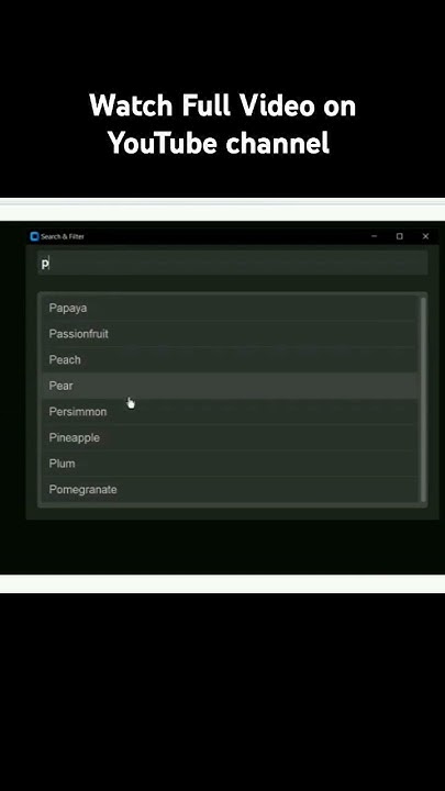 Search And Filter App Python Windows Coding Tutorial Tkintertutorial Pythonprogramming Youtube