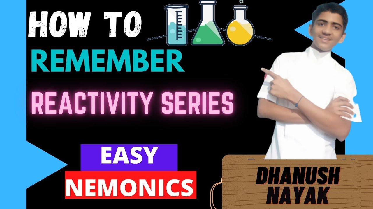 MNENONICS FOR REACTIVITY SERIES | HOW TO REMEMBER REACTIVITY SERIES ...