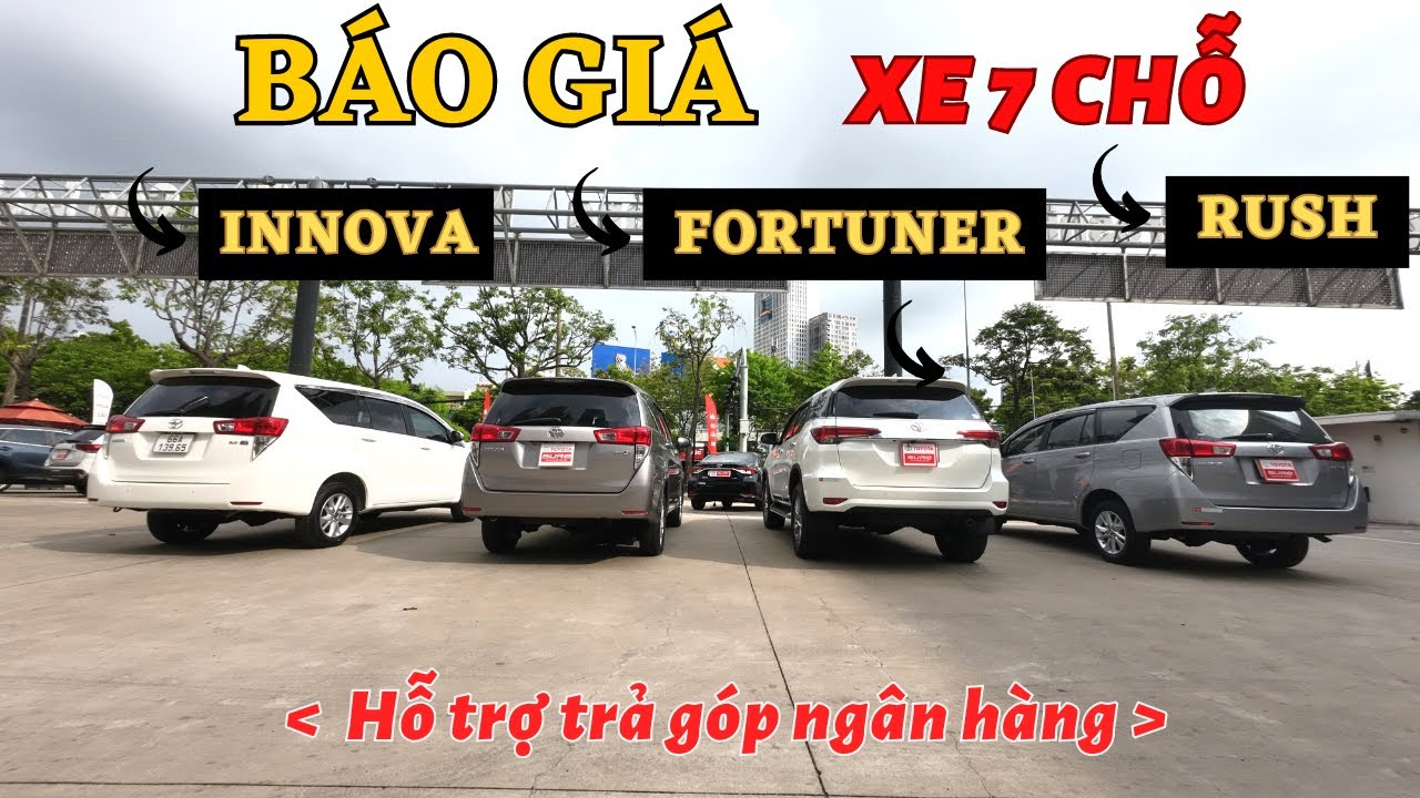 Cập nhật giá xe 7 chổ Innova, Fortuner, Rush tại Tân Cảng, bảo hành ...