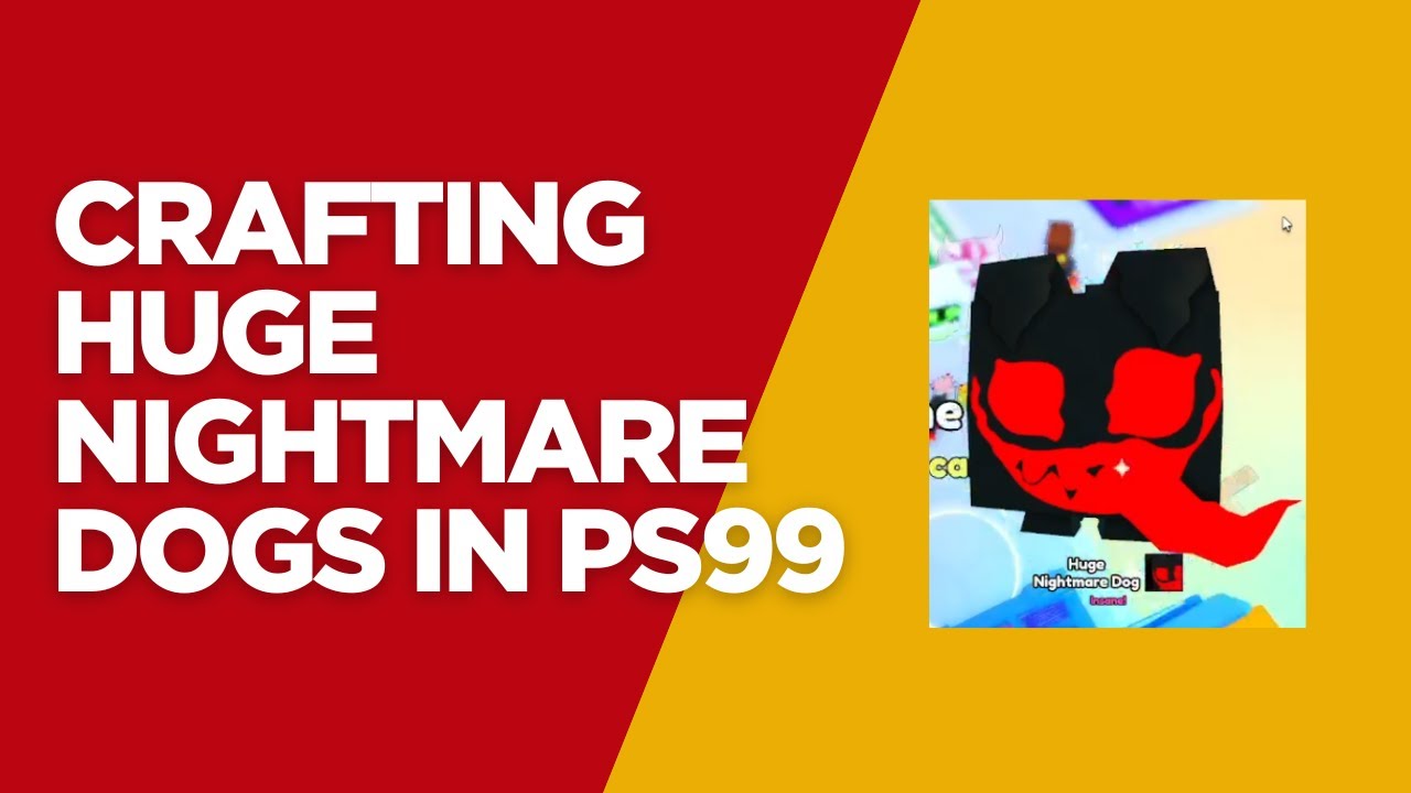 CRAFTING HUGE NIGHTMARE DOGS IN PET SIMULATOR 99 NEW TRADING CARD ...