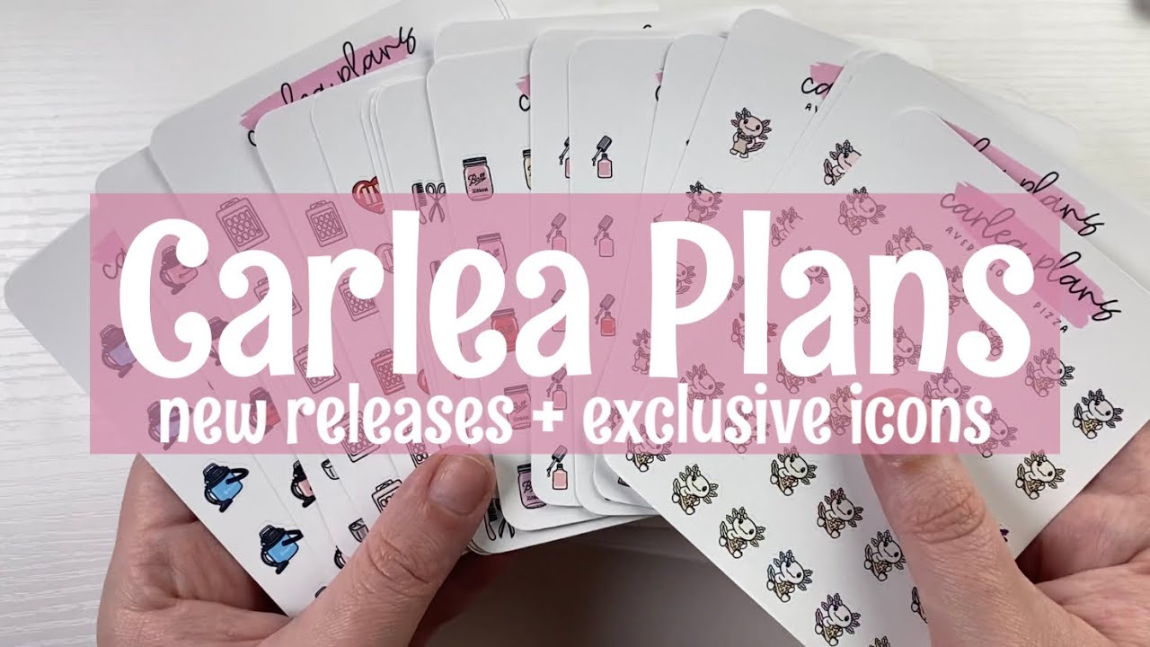 Carlea Plans || New Releases + Exclusive Icons || June 6th - YouTube