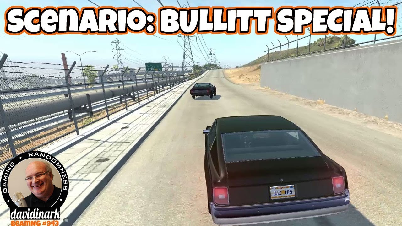 Catching A Bullitt - BeamNg Drive Locate and Apprehend Scenario - YouTube