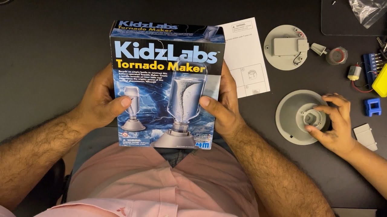 KidzLabs Tornado Maker Toy Tutorial PART 1 - YouTube