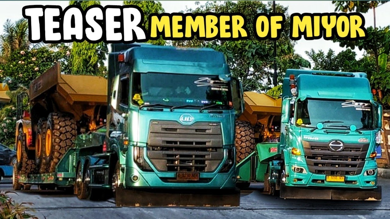 TEASER TRUK TRAILER MBOIS FULL BASURI MUATAN ADT 745 MEMBER OF MIYOR ...