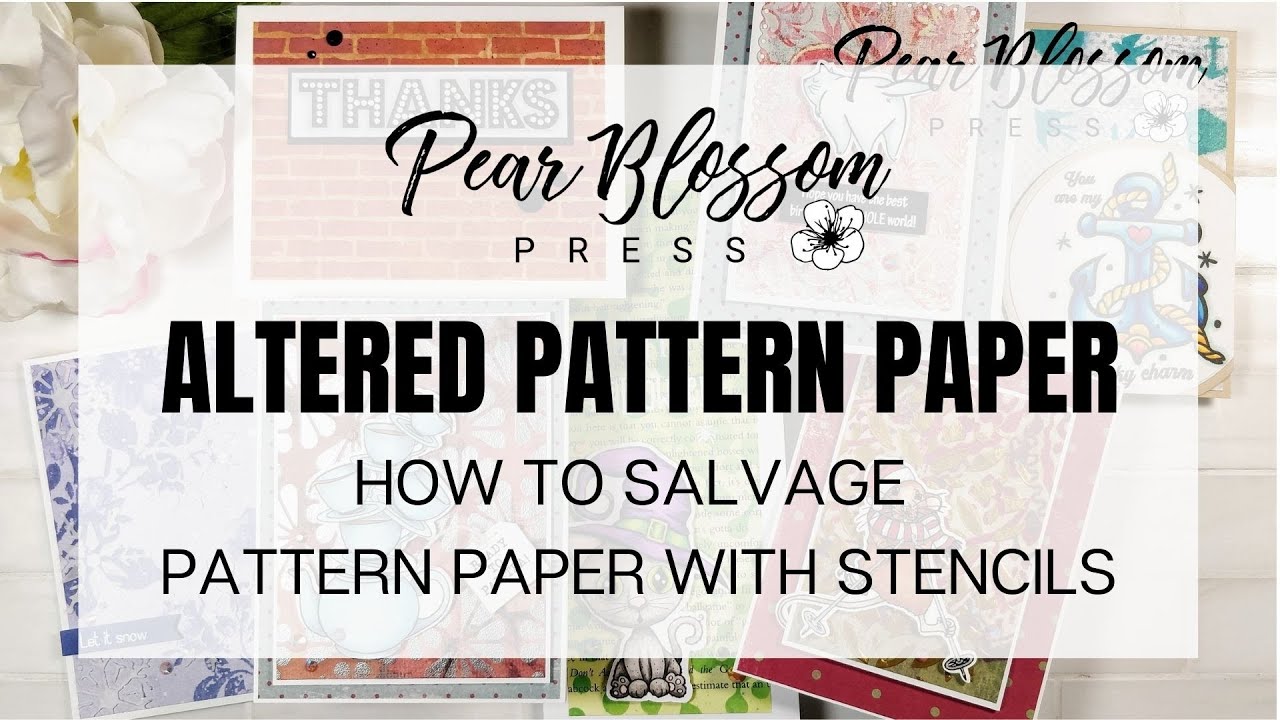 Altered Pattern Paper - 7 Ways - YouTube