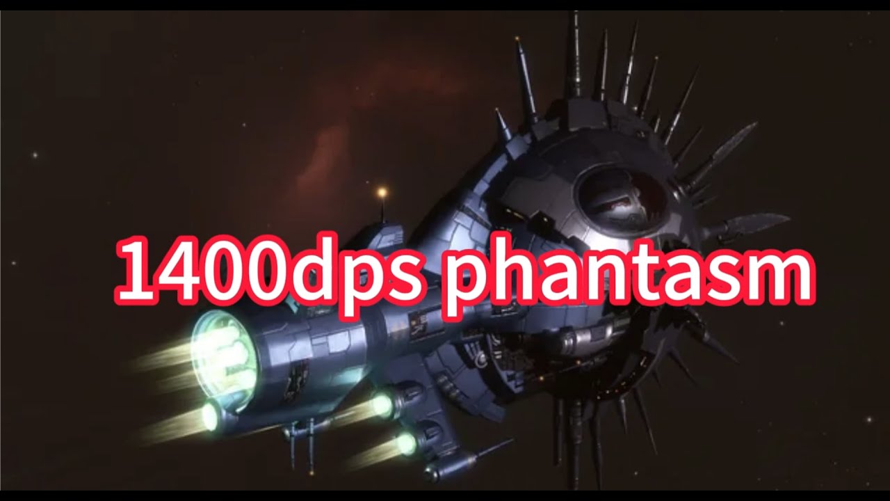 【Eveonline】 1400 DPS Phantasm - YouTube
