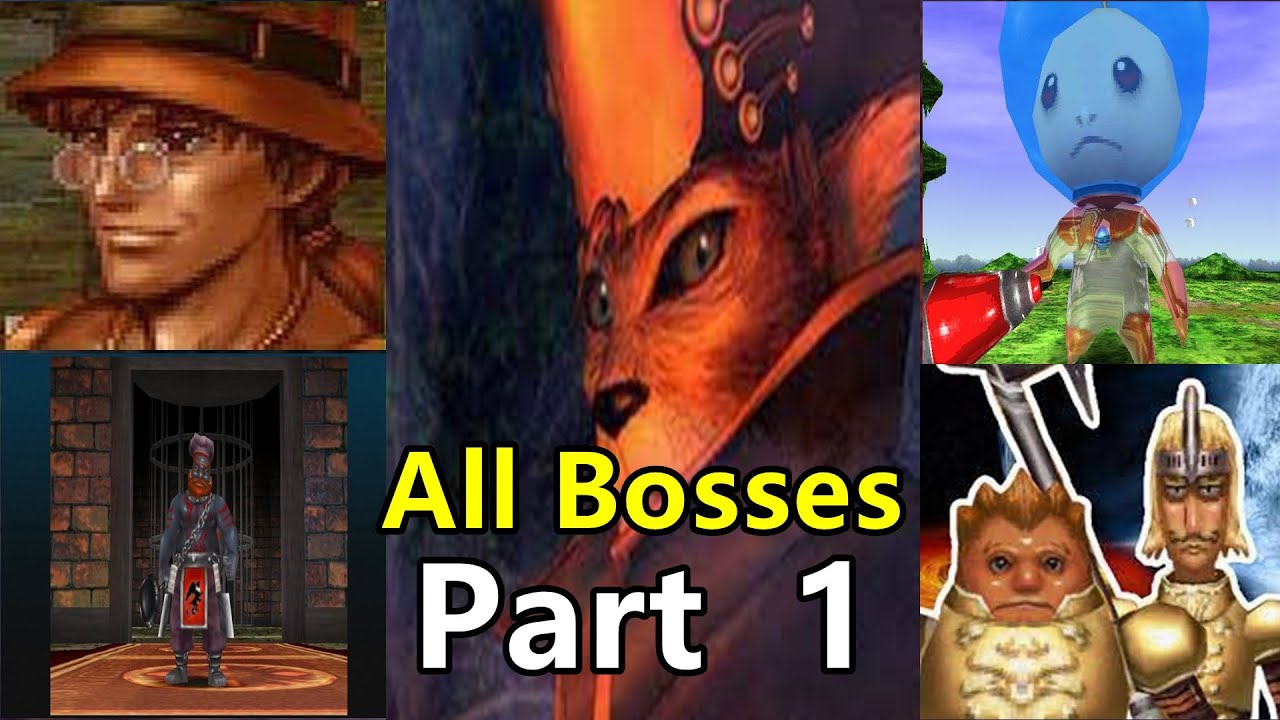 Chrono Cross the Radical Dreamers Edition - All Bosses Part 1 - YouTube