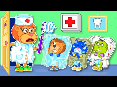 Aslan Yavrusu | Dişlerinizi Koruyun | Çocuklar için çizgi film