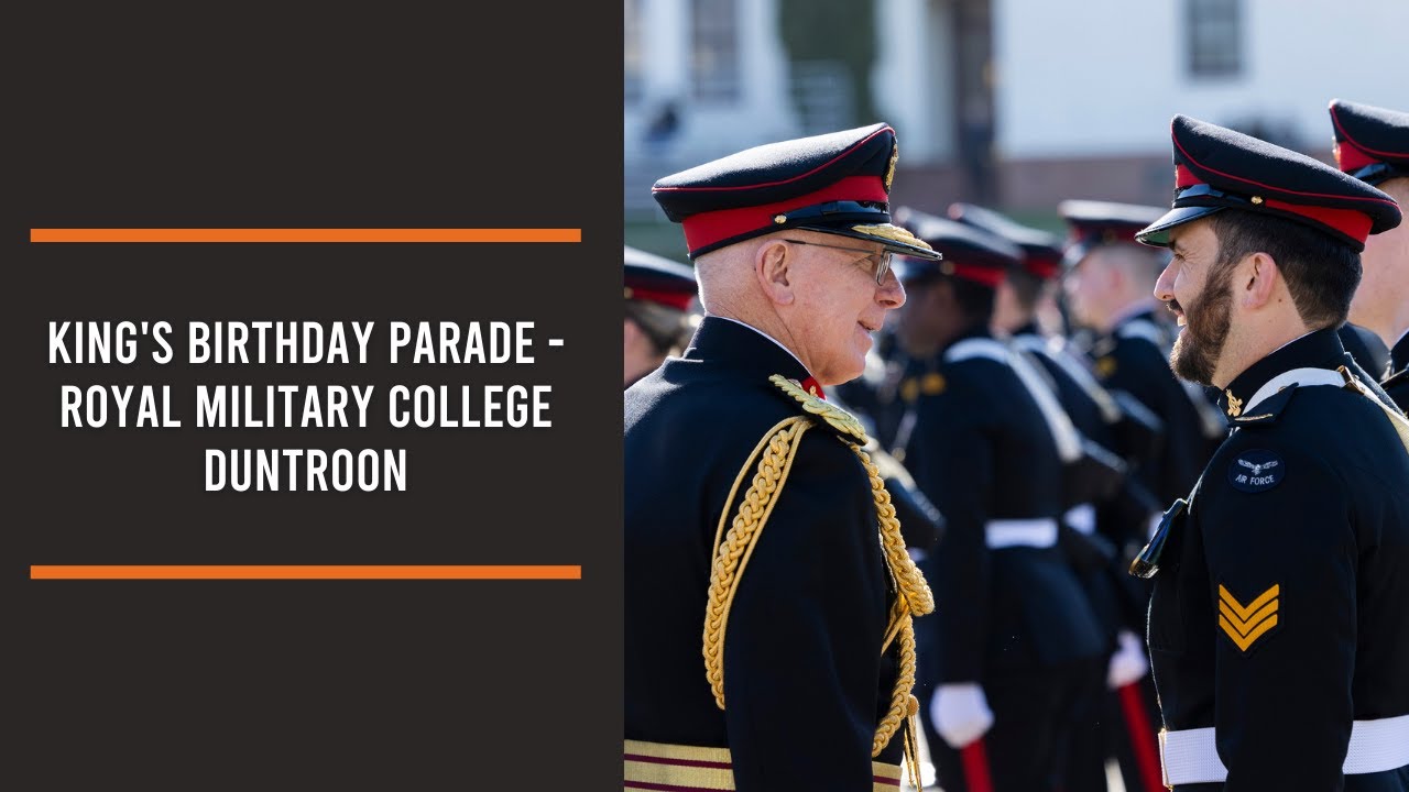 King's Birthday parade - Royal Military College - Duntroon - YouTube