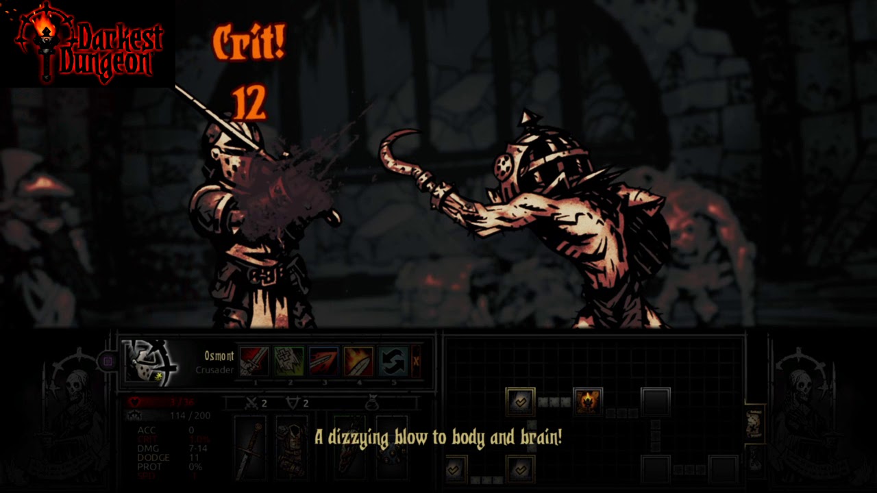 Darkest Dungeon combat in the dark (resolve tested, pants shat) - YouTube