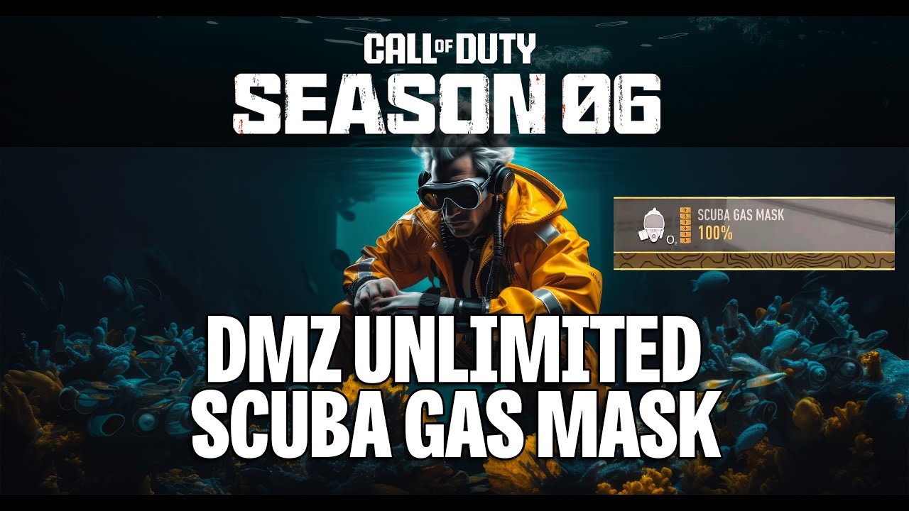 Season 06 Warzone 2 DMZ Scuba Gas Mask Glitch for Unlimited Underwater ...