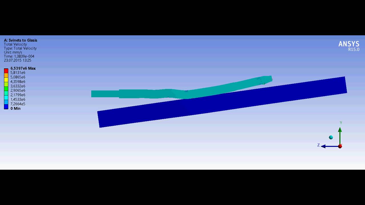 3BM48 "Svinets" hit 50mm armor plate. - YouTube