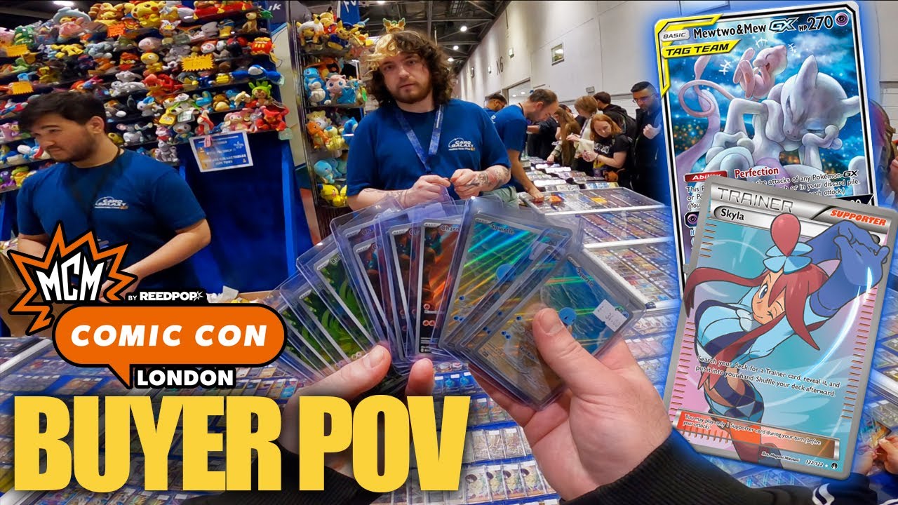 Cashing out on Modern Pokémon Cards (Buyer POV) MCM Comic Con! - YouTube