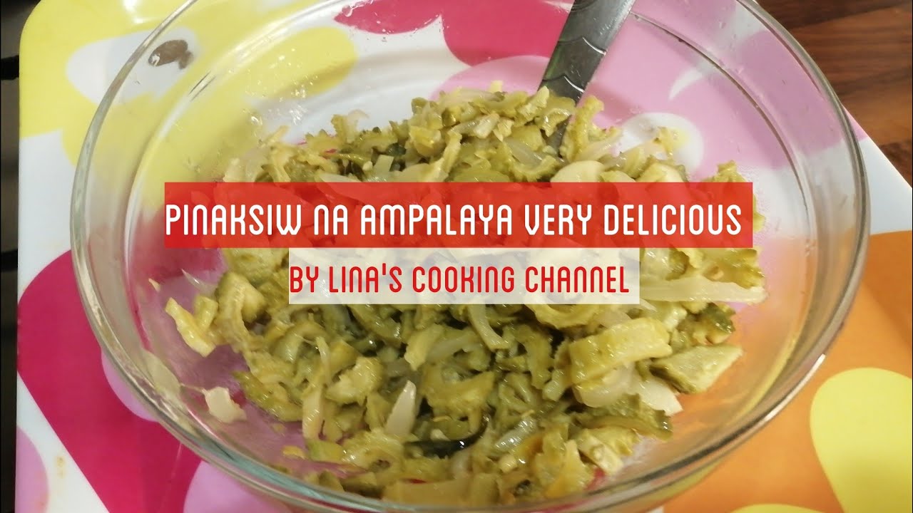 Pinaksiw na Ampalaya Very Delicious - YouTube