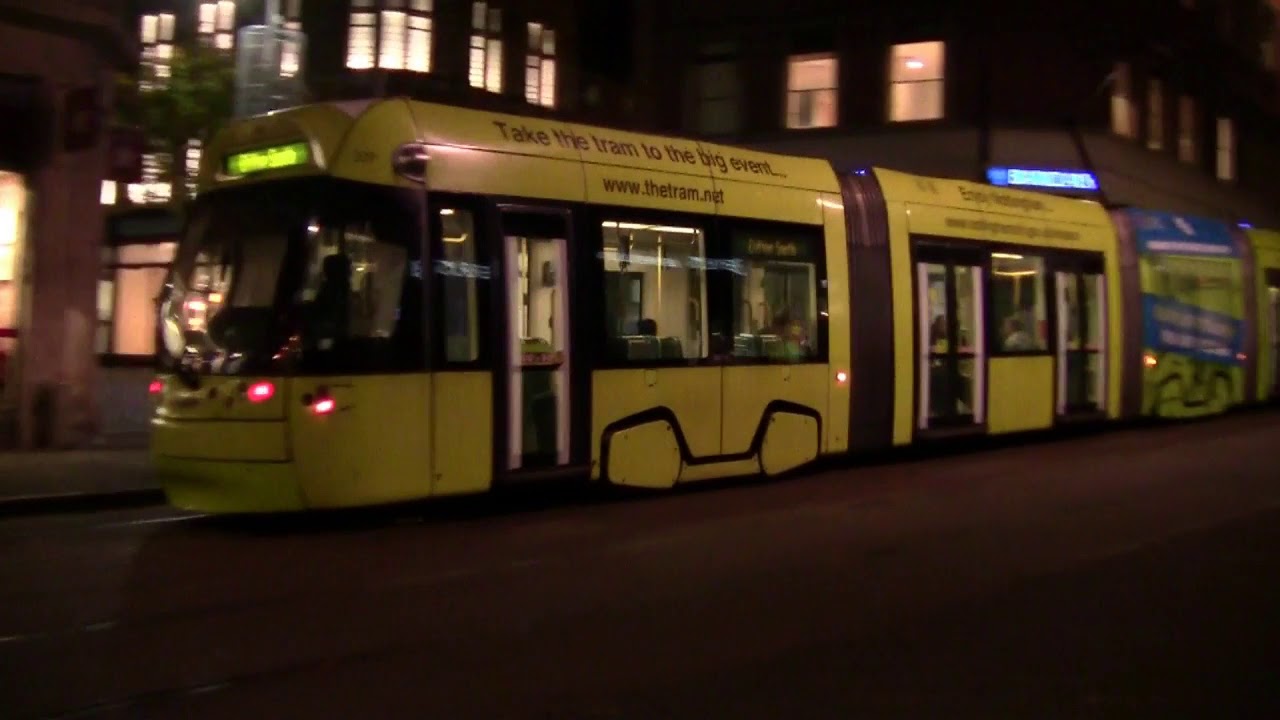Nottingham Night Trams and Buses 6th November 2017 Part Two - YouTube