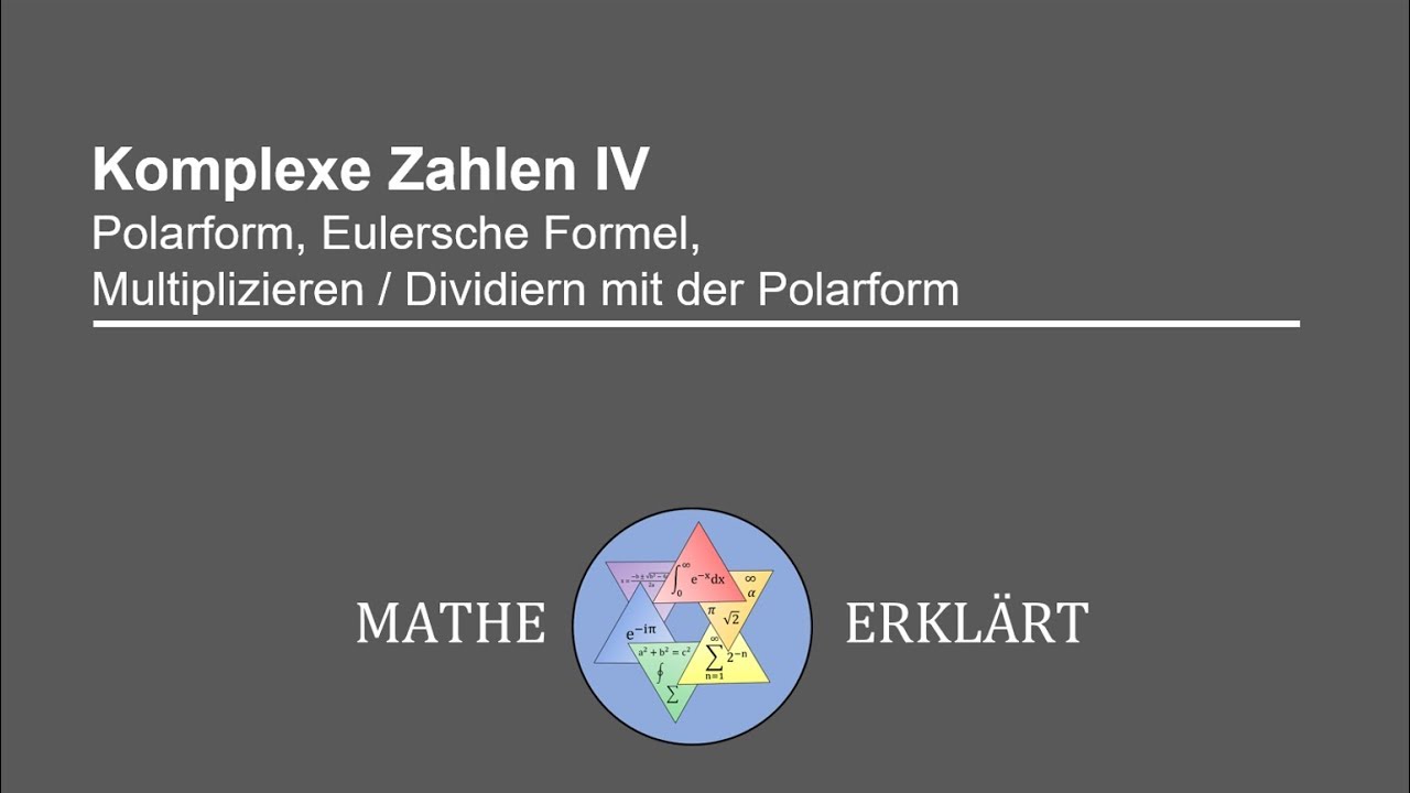 Komplexe Zahlen Polarform, Multiplizieren und Dividieren in Polarform ...