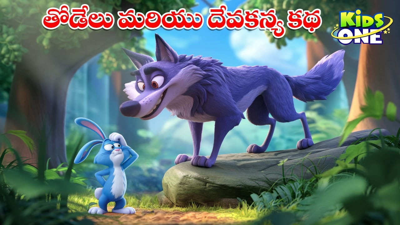 తోడేలు మరియు దేవకన్య కథ | Stories In Telugu | The Evil Wolf And Fairy ...