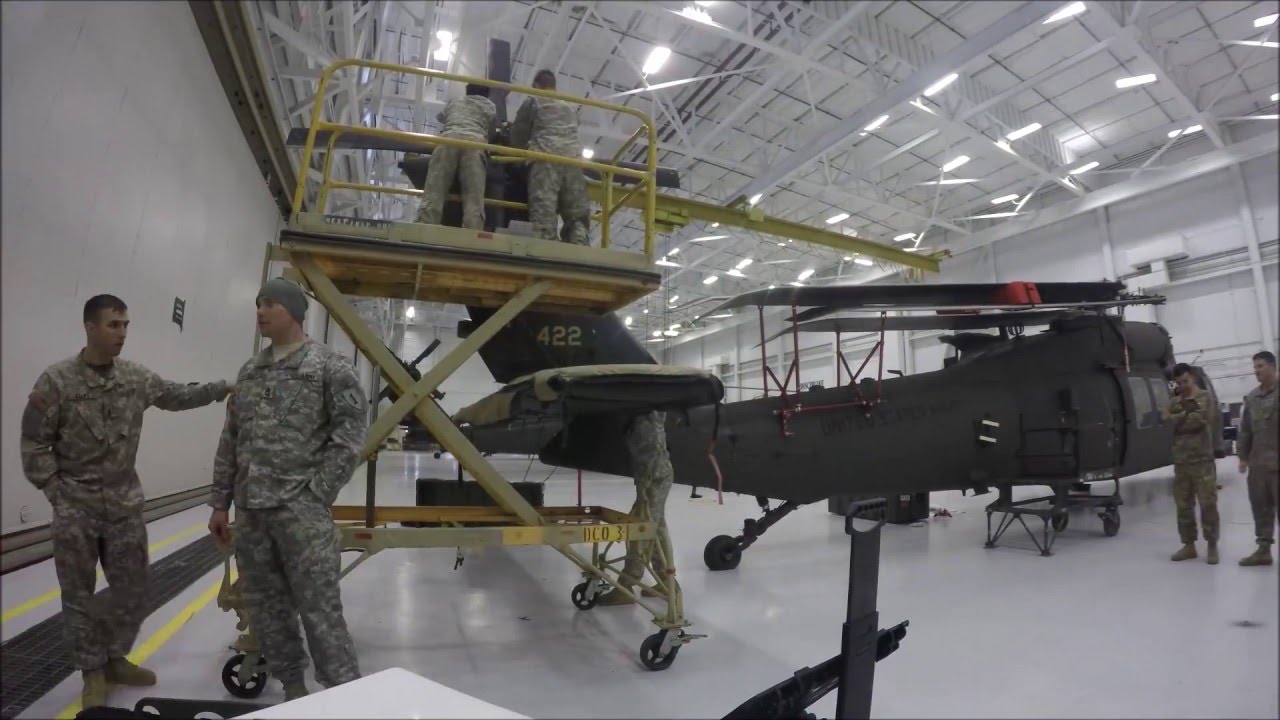 Blackhawk blade fold time lapse - YouTube