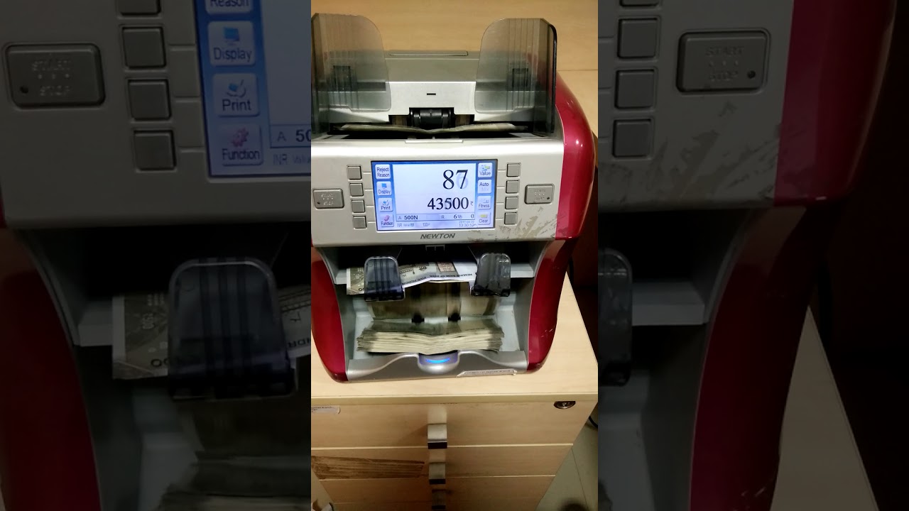 NOTE COUNTING MACHINE - YouTube