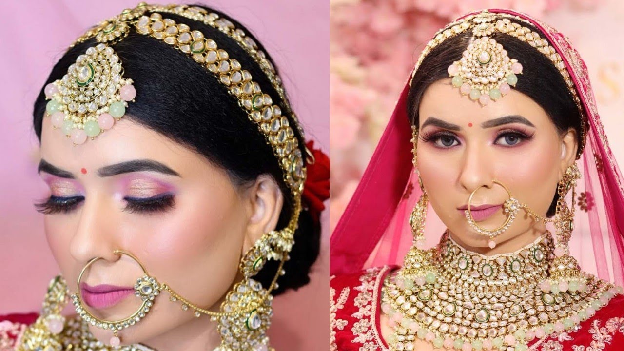 BRIDAL EYE MAKEUP TUTORIAL || Step by step detail Eye Makeup for ...
