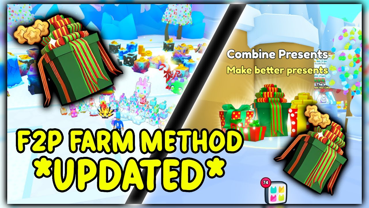 *UPDATED* OVERPOWERED F2P PRESENT FARM METHOD (PET SIMULATOR 99) - YouTube