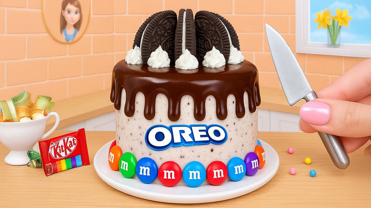 Satisfying Rainbow Chocolate Cake 🌈🎂 Miniature Rainbow KITKAT Cake Decorating | Best Of Tiny ...