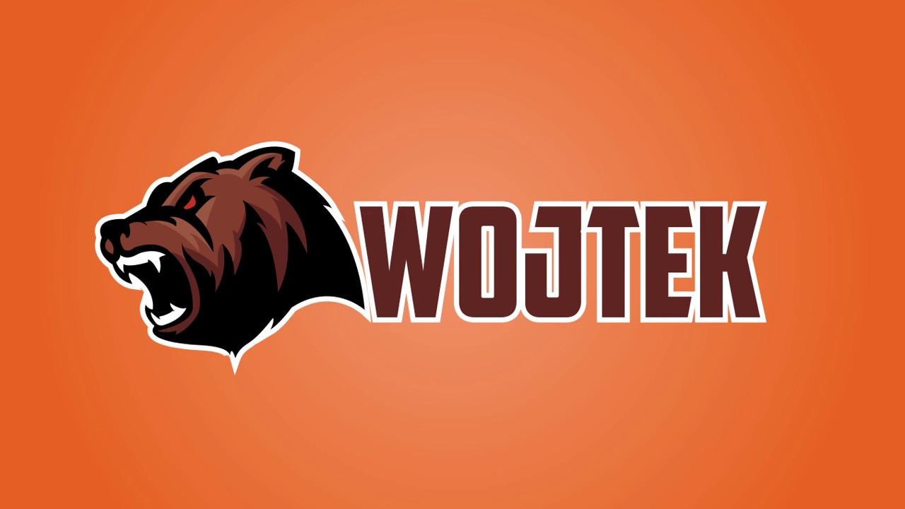 WOJTEK Logo Design in Illustrator | Bear Logo | E Sport by CreativeRJ ...