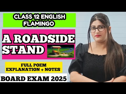 A Roadside Stand Class 12 - YouTube
