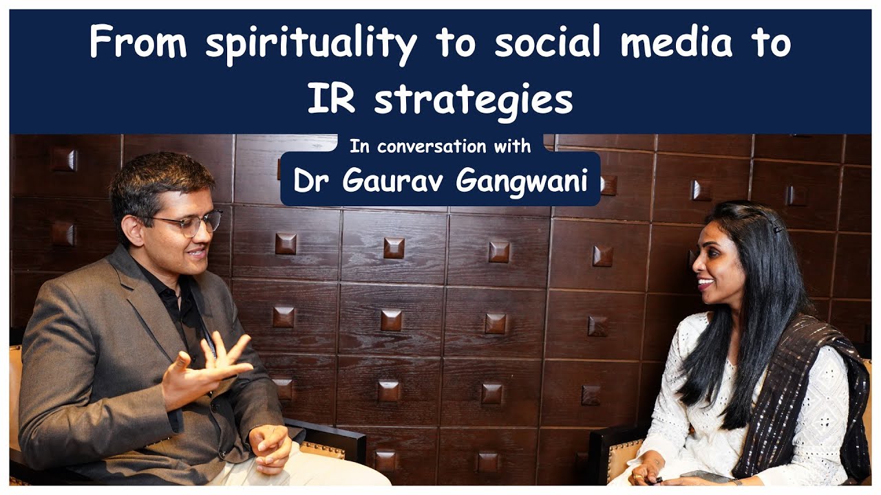 Why Social media in IR | Why spirituality in IR | Dr DeepaShree with Dr Gaurav Gangwani - YouTube