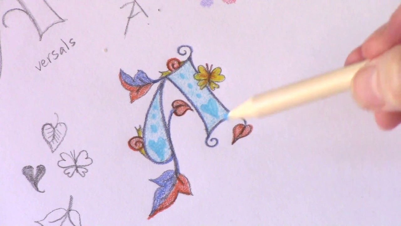 Free trial from CalligraFée School: a simple illumination. - YouTube