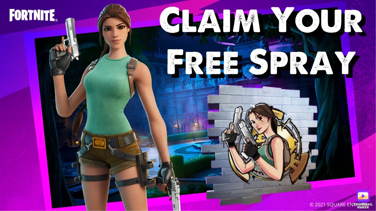 How To Claim Heir To Croft Manor Spray In Fortnite (Unlock Free Lara ...