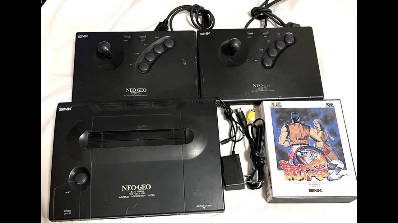 Neo Geo garbled screen and Unibios install - YouTube