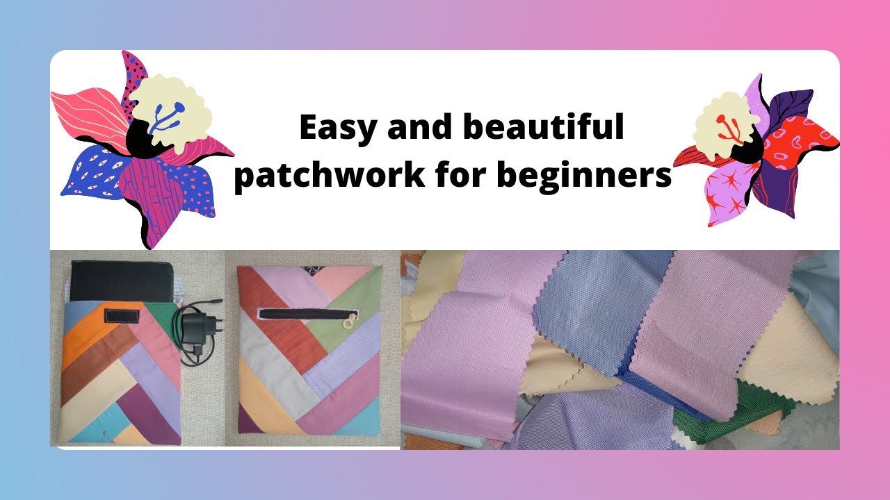 DIY Tablet Cover | iPad pouch | How to stitch tab sleeve | # patchwork ...