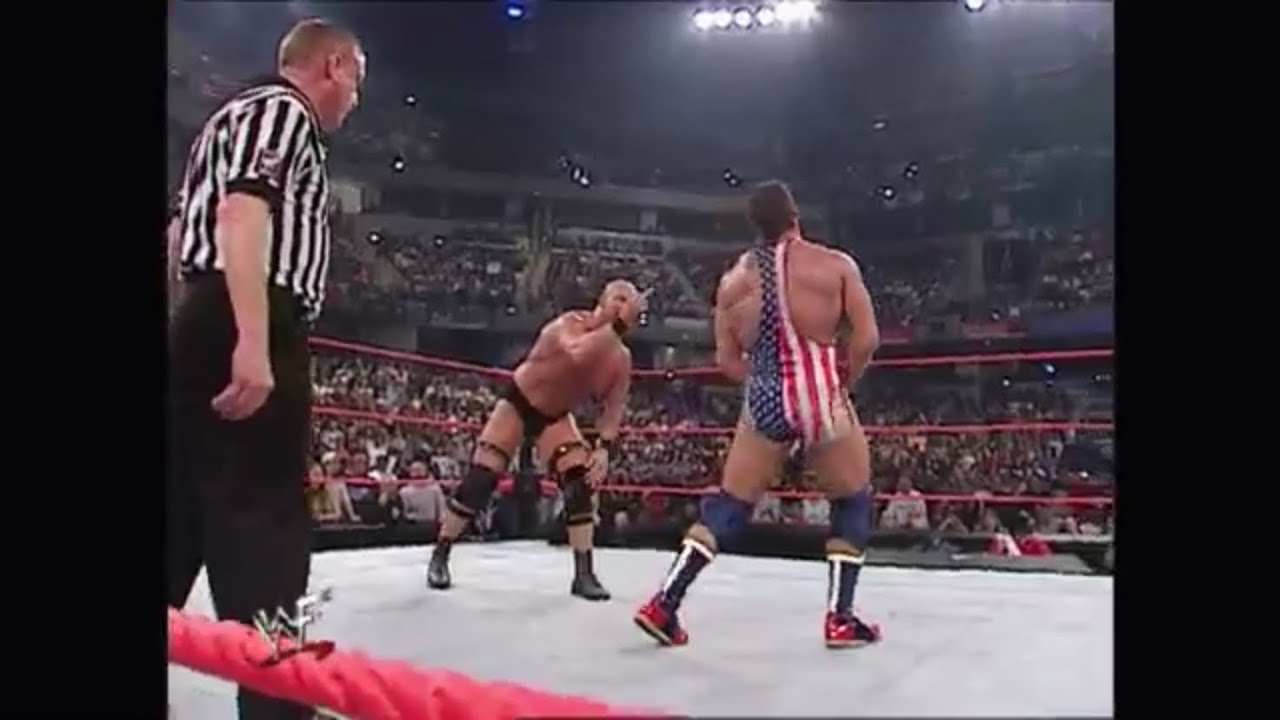 The Return Of Stone Cold Steve Austin V Kurt Angle Championship Title ...