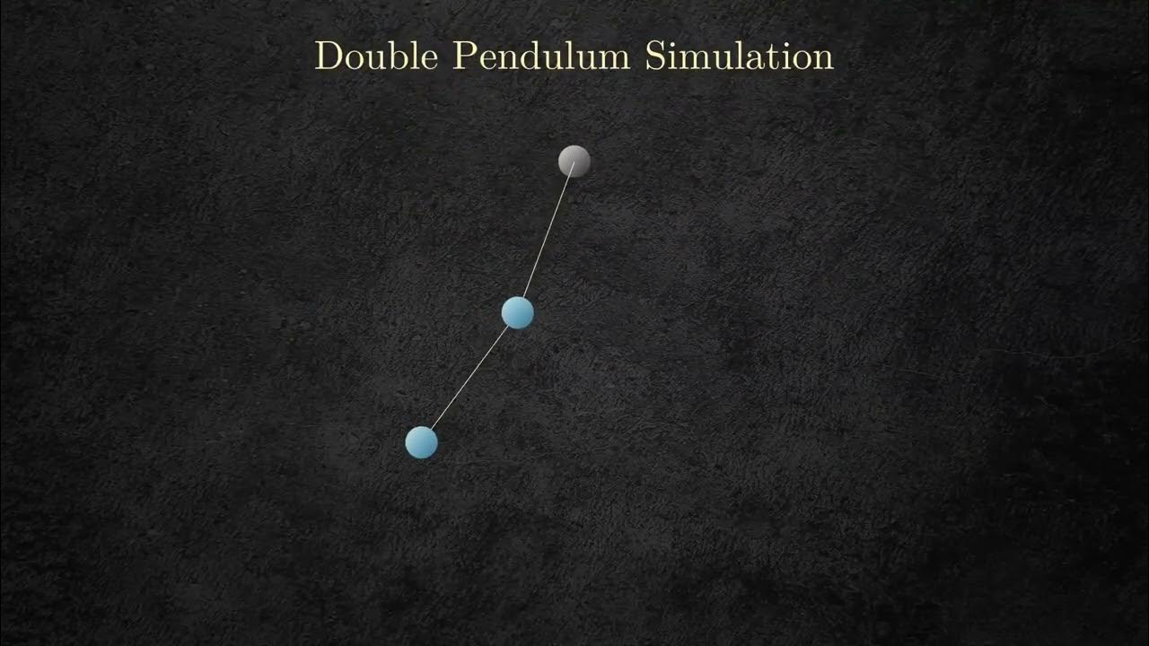 Double Pendulum Simulation in Manim - YouTube