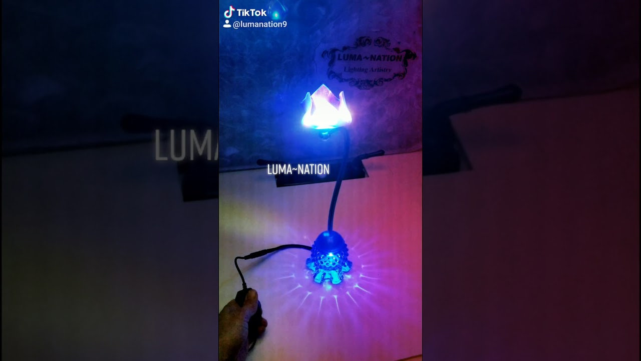 Blue luma lamp - YouTube