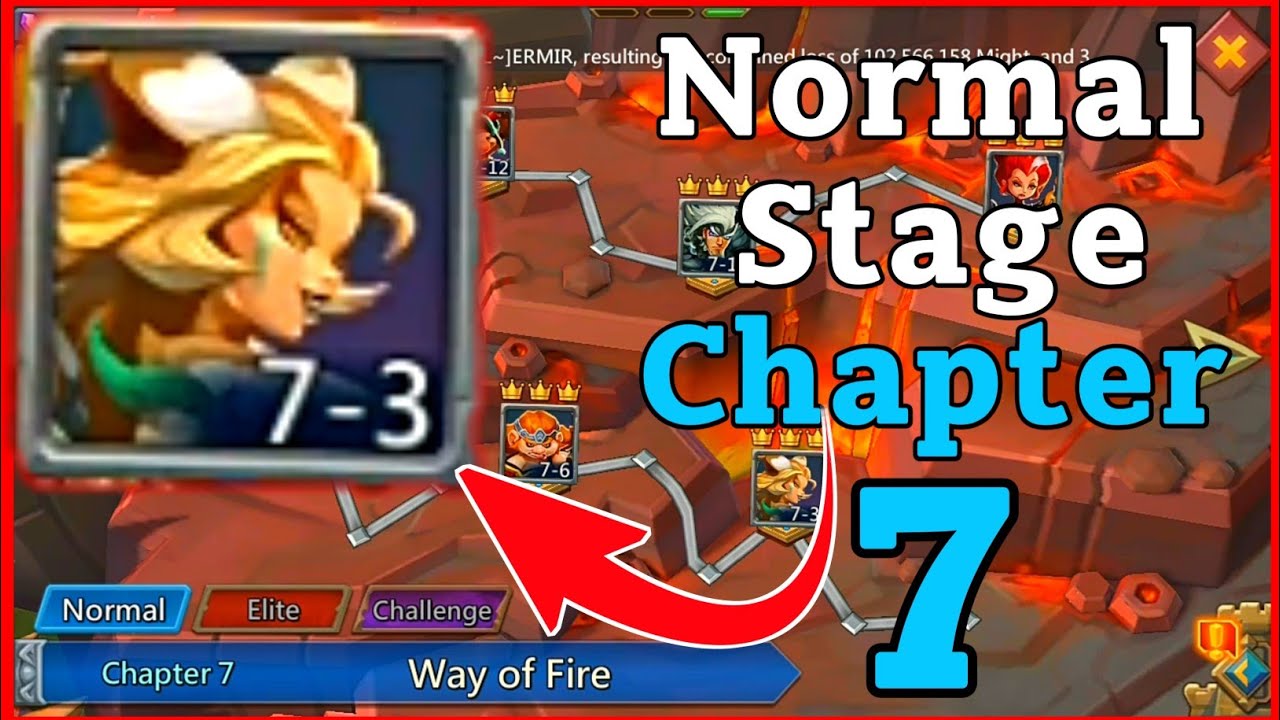 Death Archer | 7 3 Normal Hero Stage / Chapter 7 F2P Lords Mobile - YouTube
