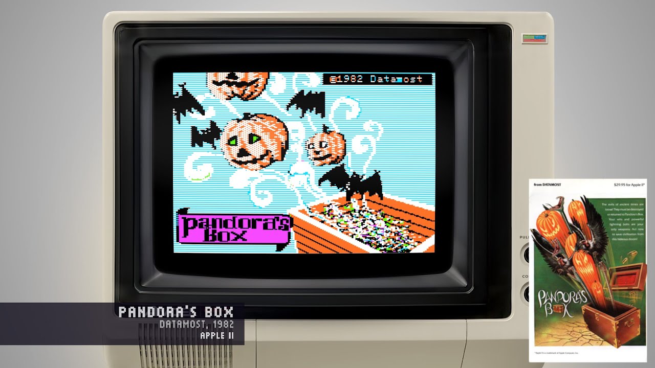 Pandora's Box - Datamost, 1982 - Apple II (4K) - YouTube