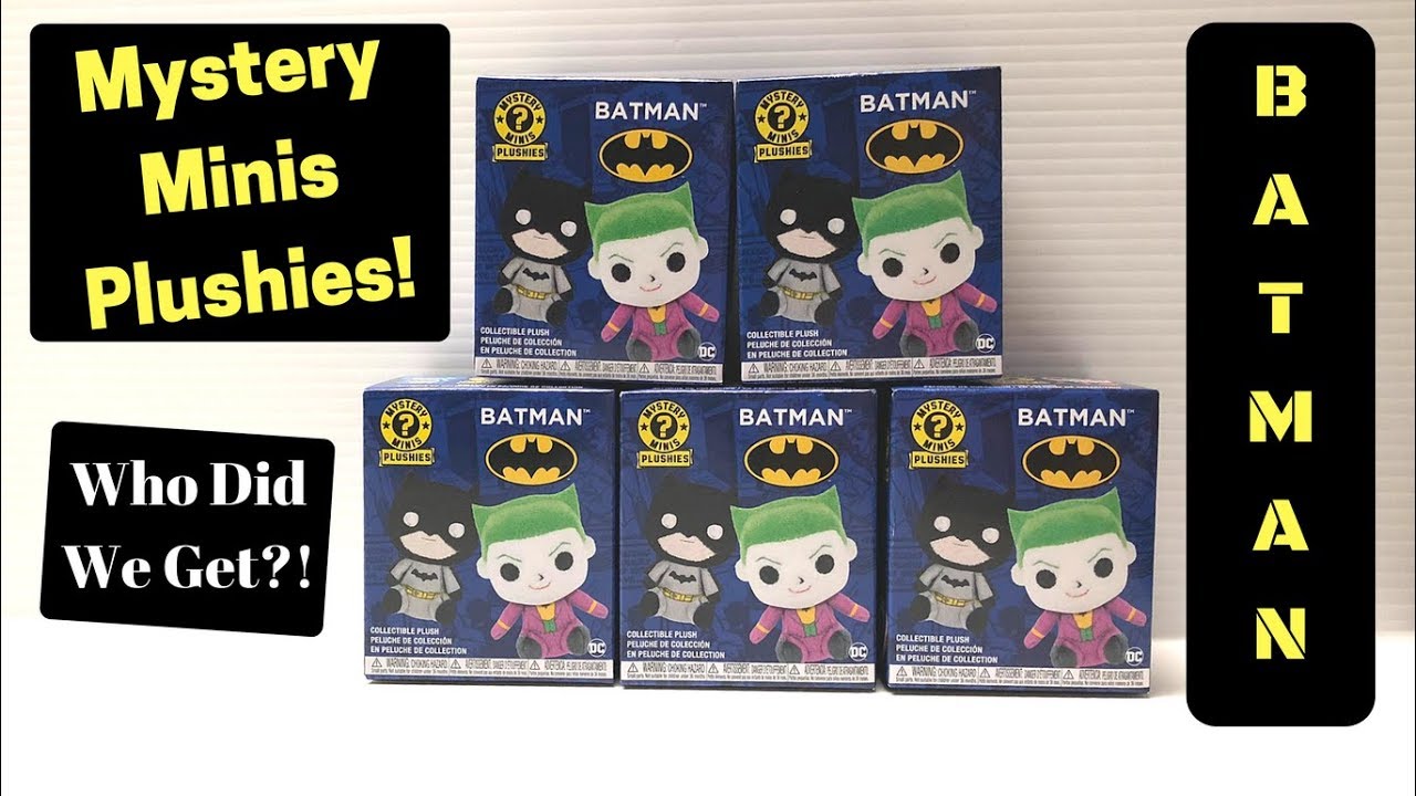 FUNKO MYSTERY MINIS PLUSHIES! BATMAN! UNBOXING! - YouTube