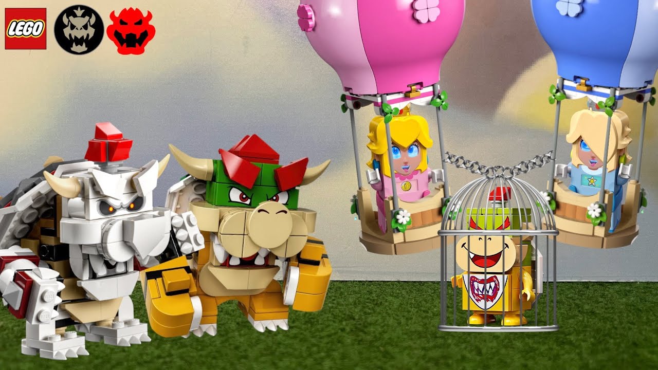 Peach and Rosalina capture Bowser Jr! Can Dry Bowser and Bowser rescue ...